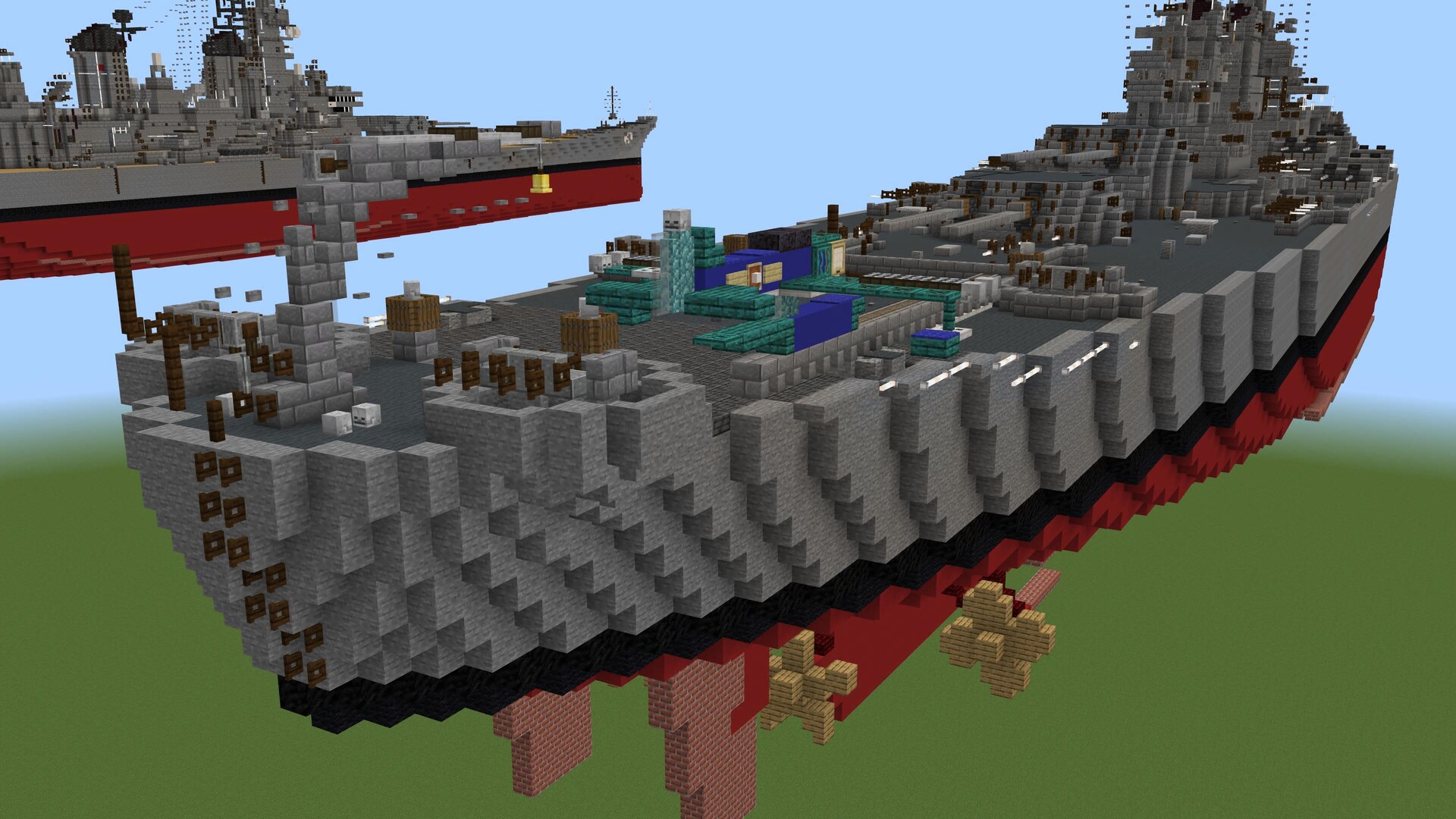 USS ÒwÓhio (1:1 scale) Minecraft Map