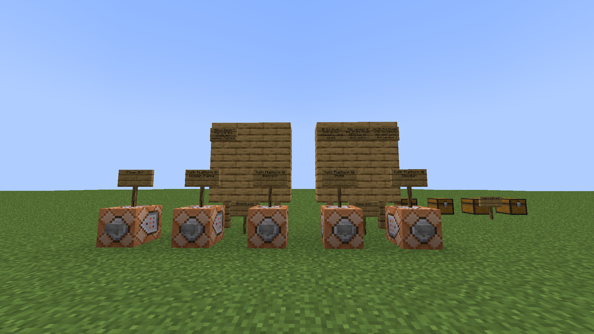 3D Art Studio Lite 1.0 Minecraft Map