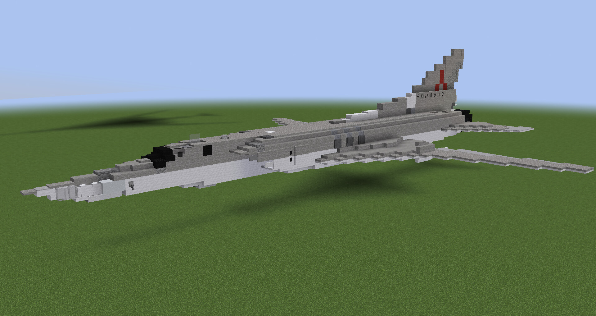 Tupolev Tu-22M3 Backfire 1.5:1 Minecraft Map