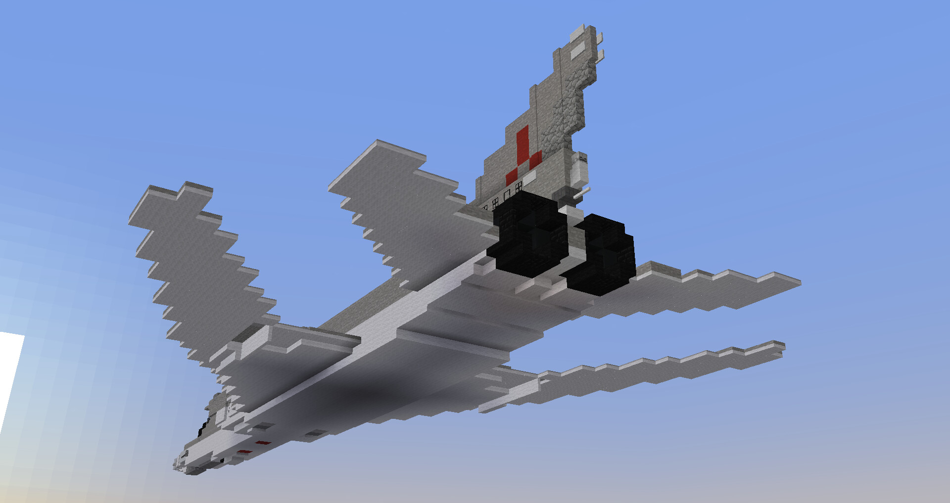 Tupolev Tu-22M3 Backfire 1.5:1 Minecraft Map