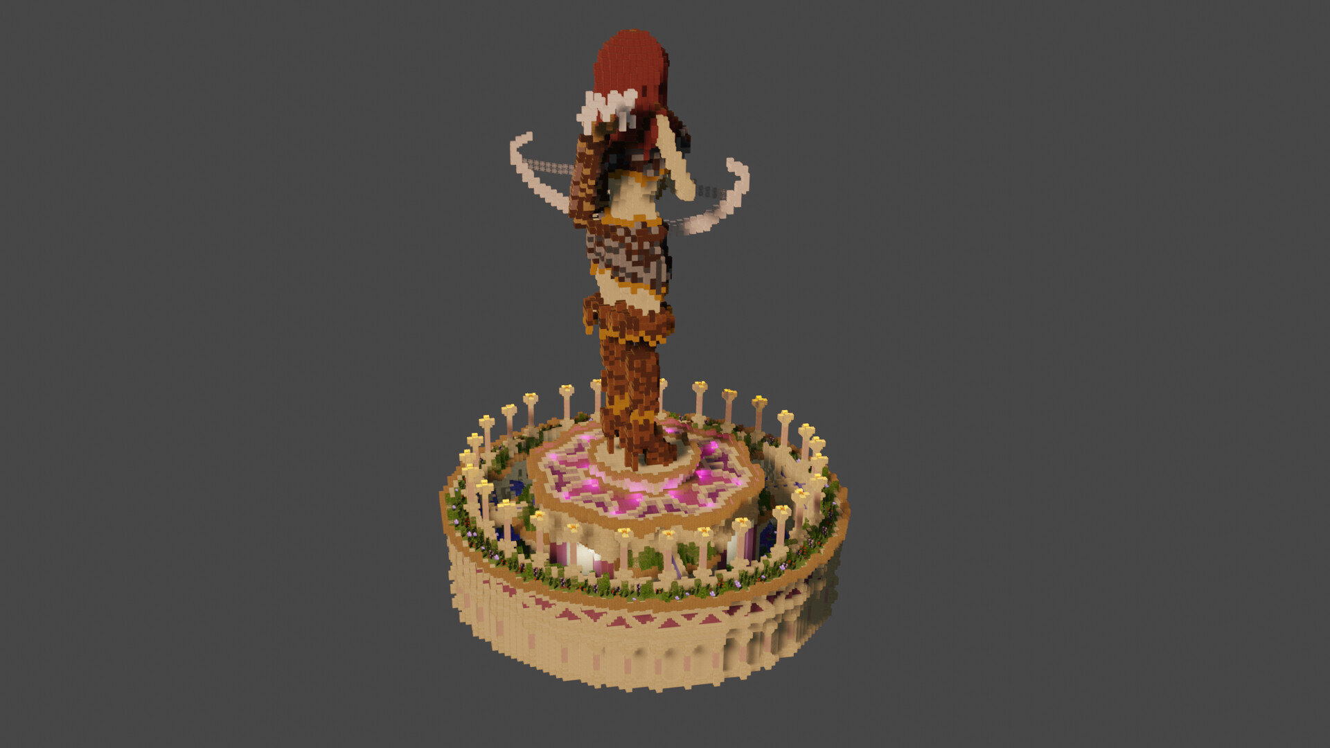 Archer Statue of Kylia Wynstone Minecraft Map