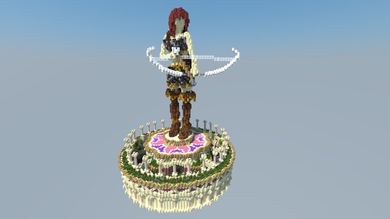 Archer Statue of Kylia Wynstone Minecraft Map