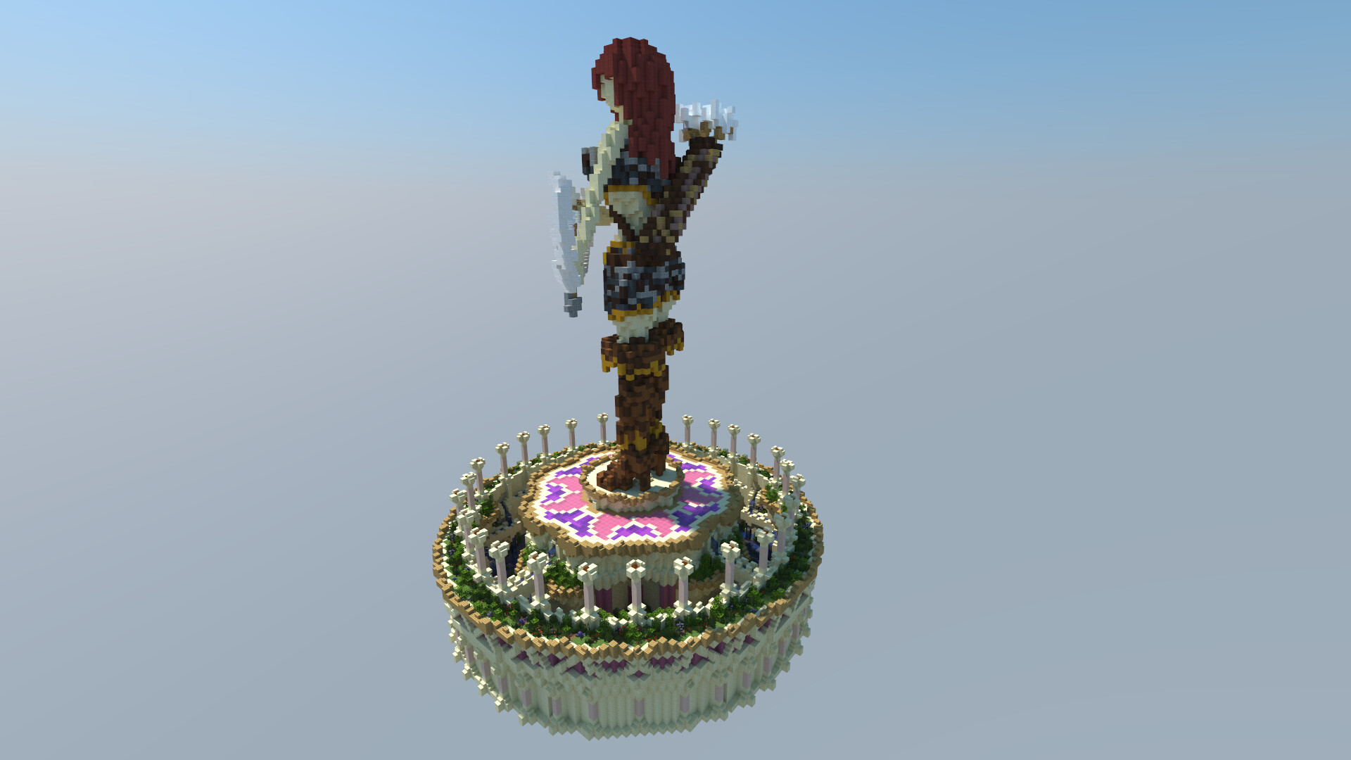 Archer Statue of Kylia Wynstone Minecraft Map