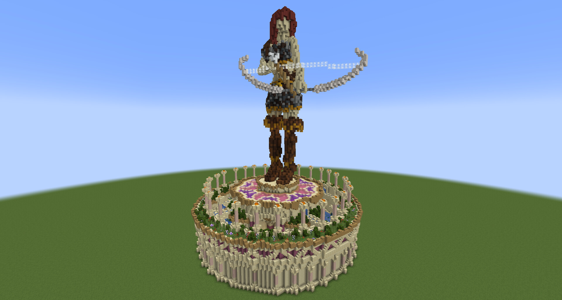 Archer Statue of Kylia Wynstone Minecraft Map