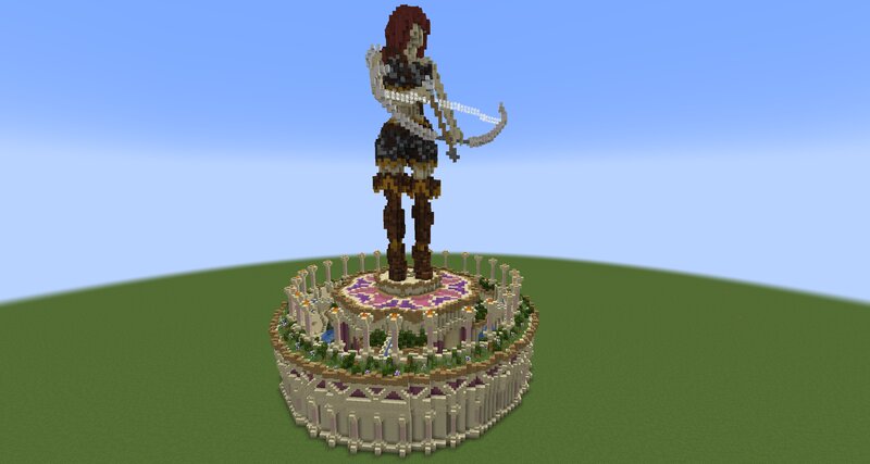 Archer Statue of Kylia Wynstone Minecraft Map