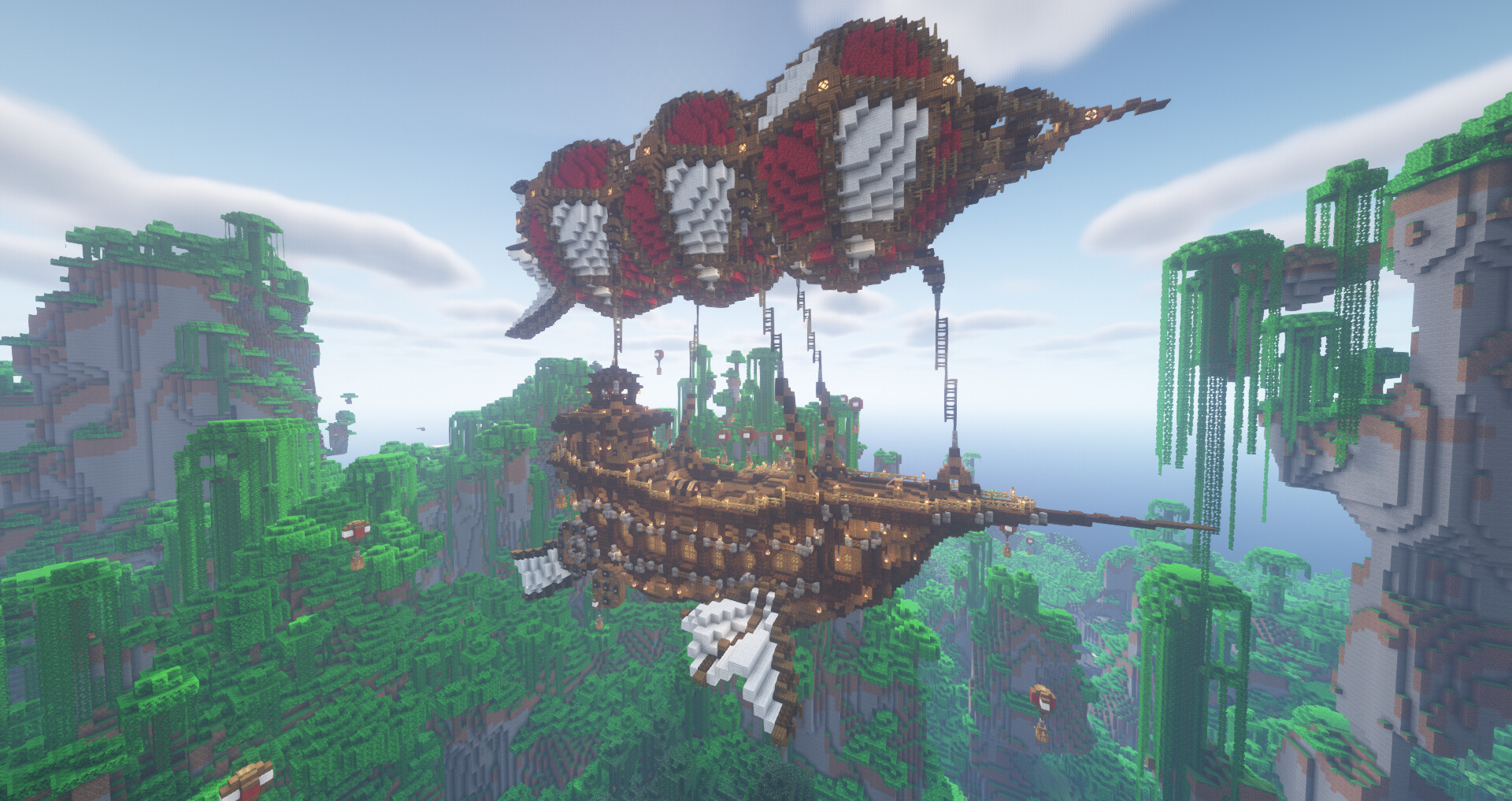 Steampunk house Minecraft Map