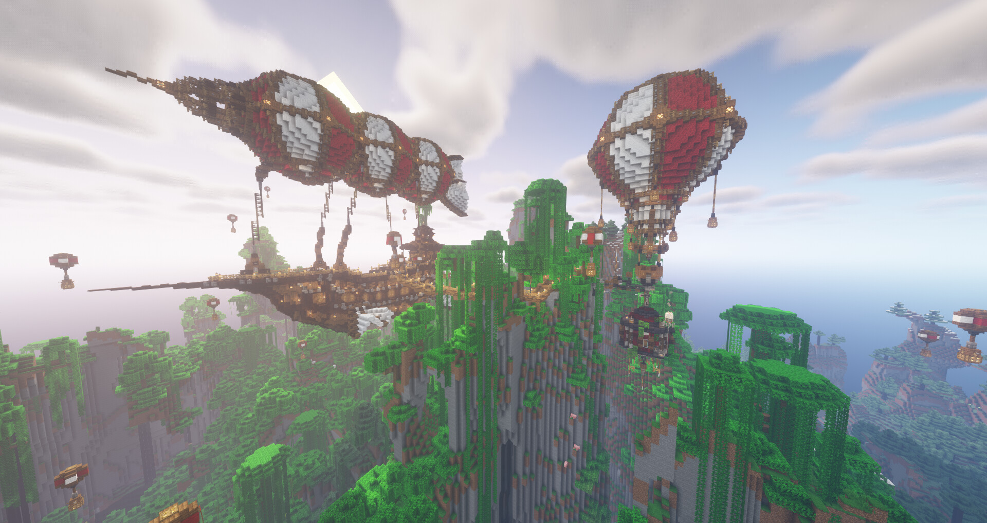 Steampunk house Minecraft Map
