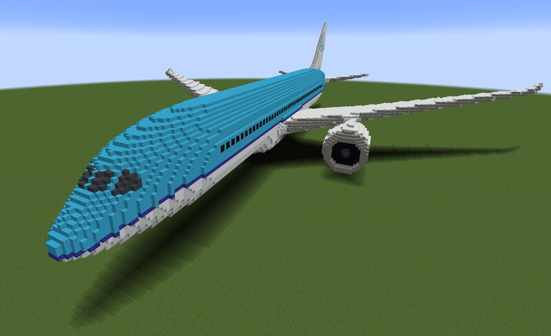 KLM - Boeing 787-9 Minecraft Map
