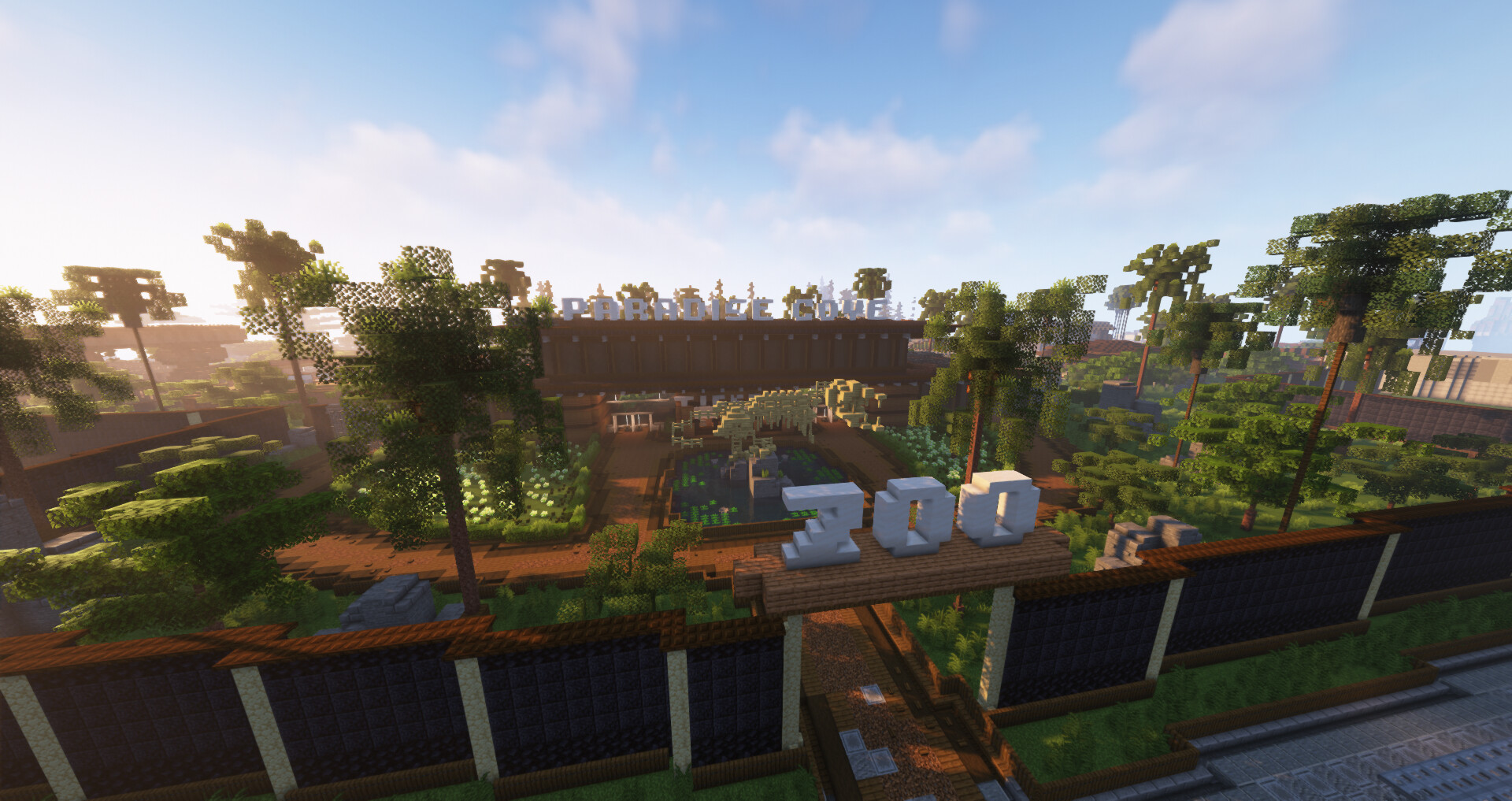 Zoo with working animals! Minecraft Map