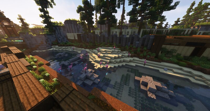 Zoo with working animals! Minecraft Map
