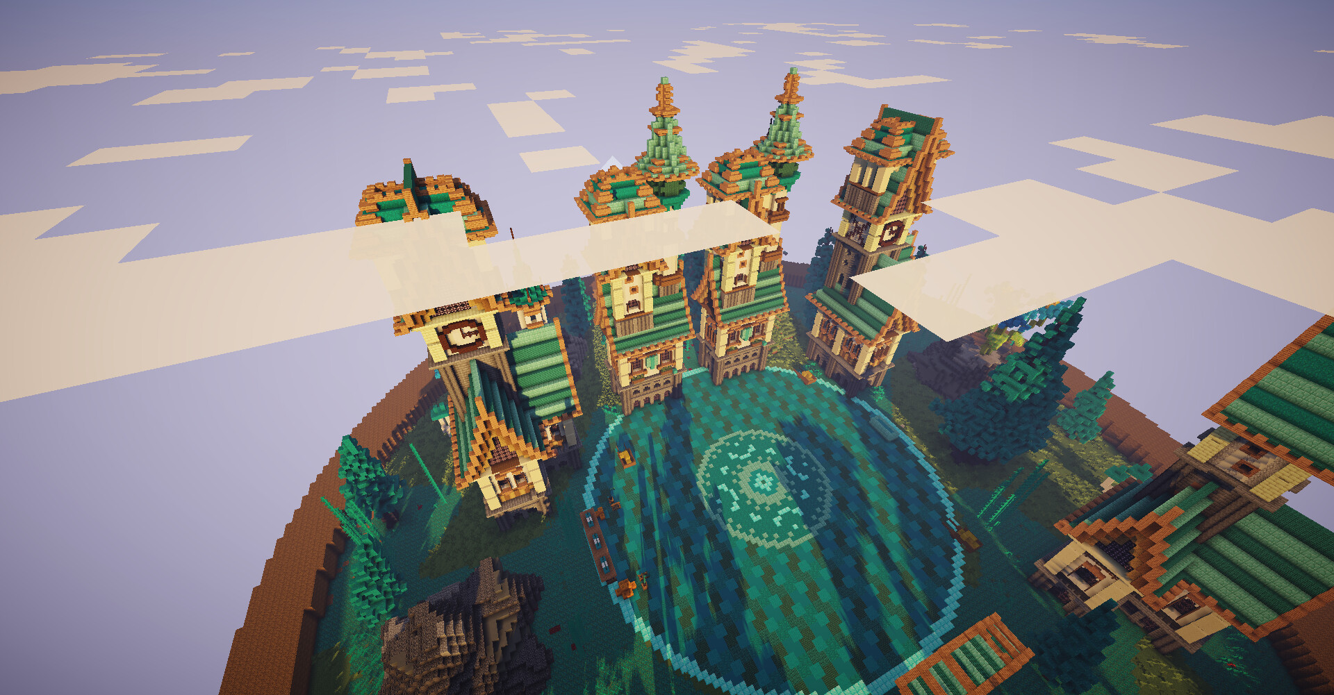 Blue Lobby Minecraft Map