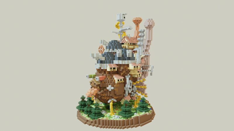 Howl's Moving Castle (1.15.2+) Minecraft Map
