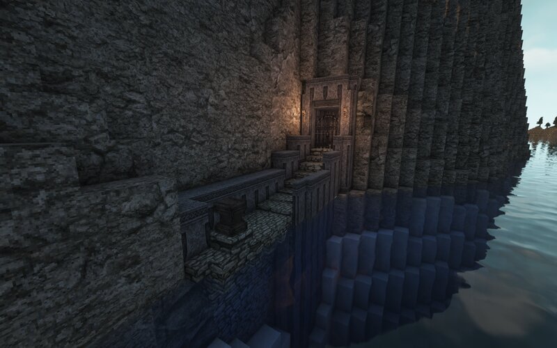 [FR][Créatif] Voici l'entrée de la caldéra de la citée naine Minecraft Map