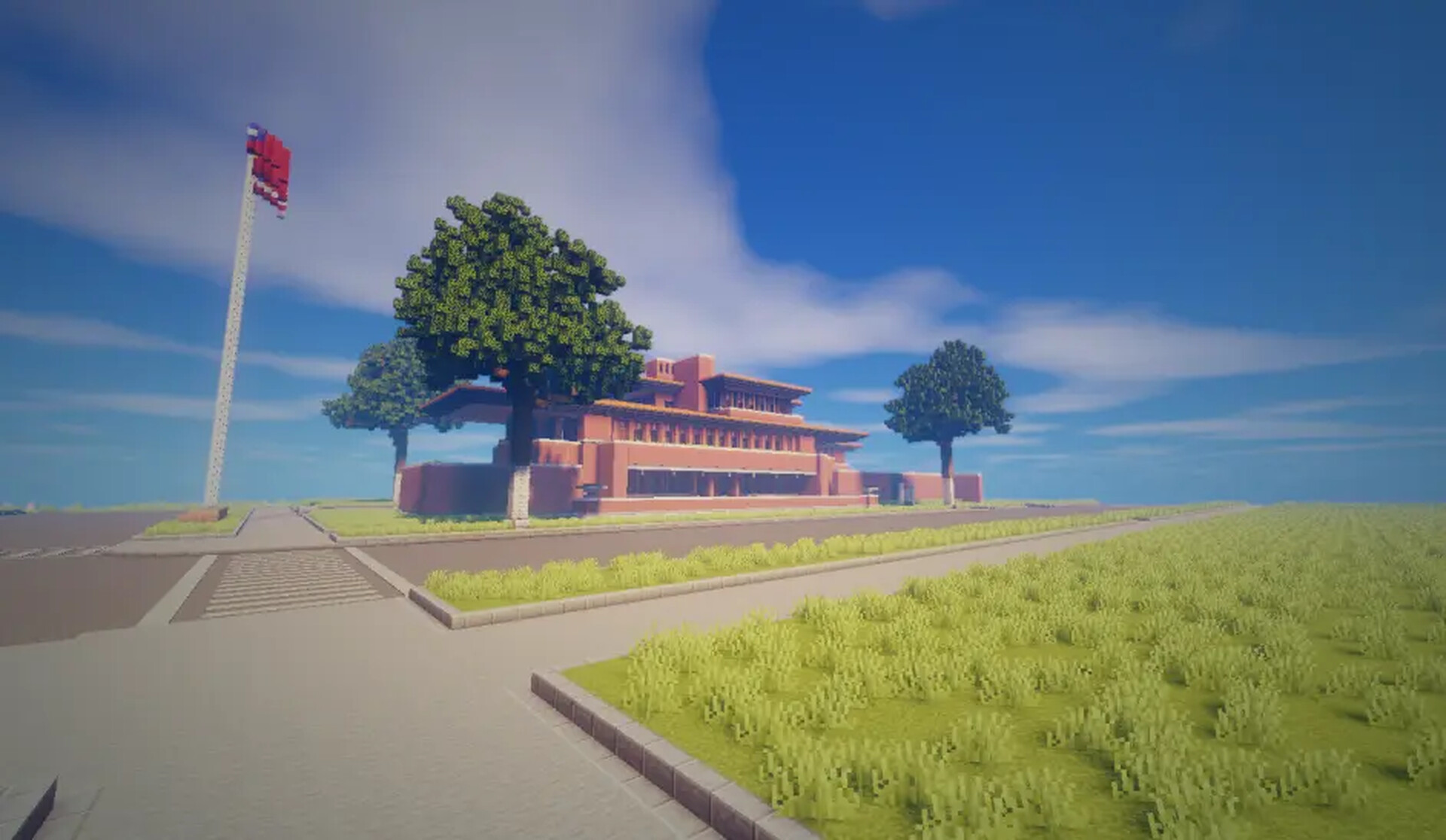 The Robie House in Minecraft Minecraft Map