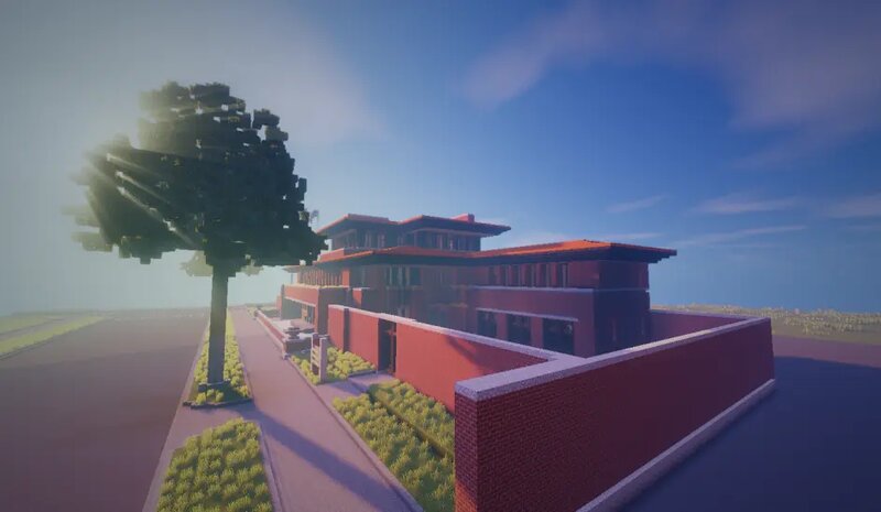 The Robie House in Minecraft Minecraft Map