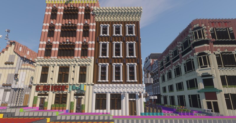 Beautifully Made Amsterdam Building Minecraft Map
