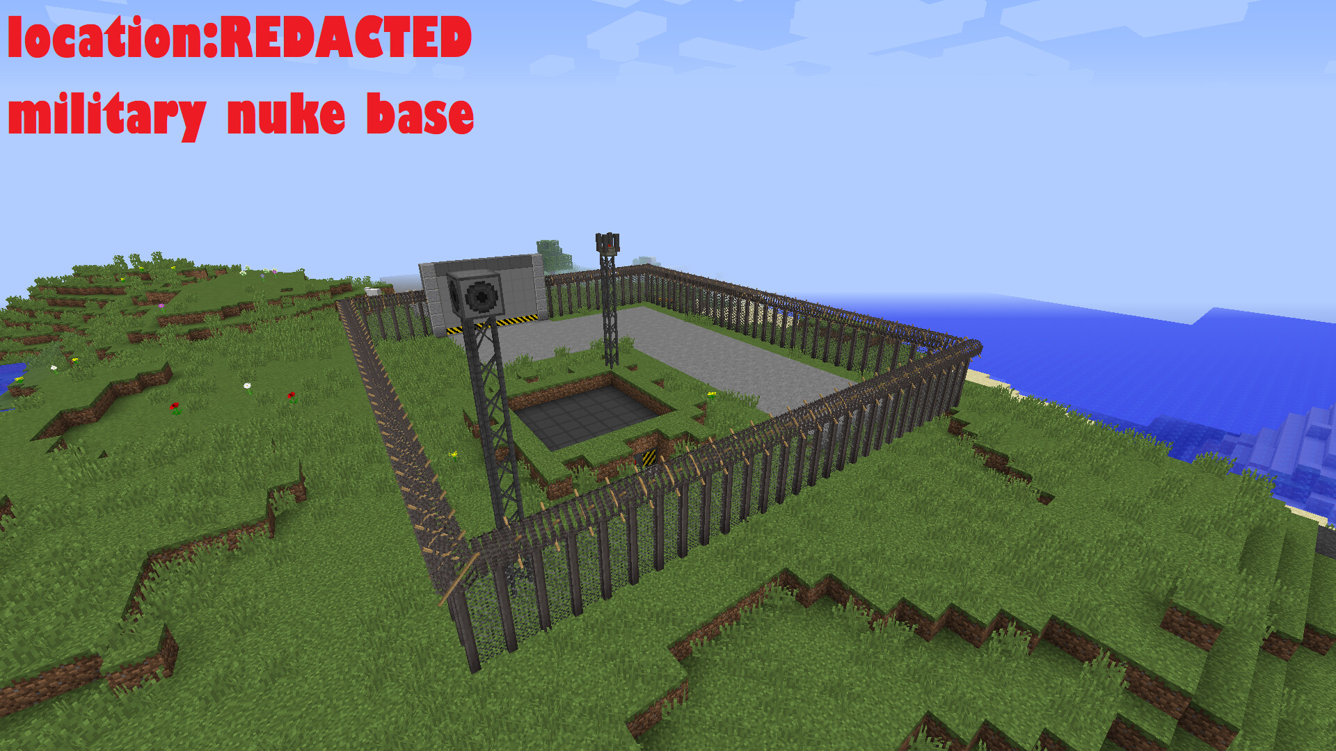 nuke base 1.12.2 Minecraft Map