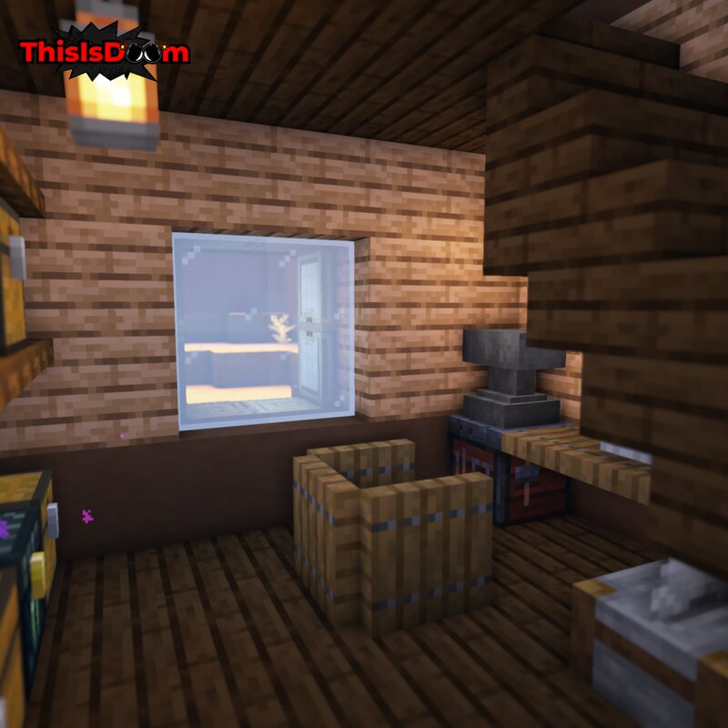 Wild West House and Interior (Build and Litematic) Minecraft Map