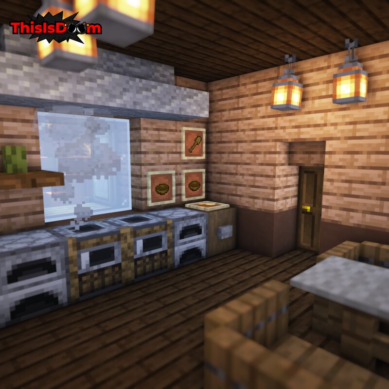 Wild West House and Interior (Build and Litematic) Minecraft Map