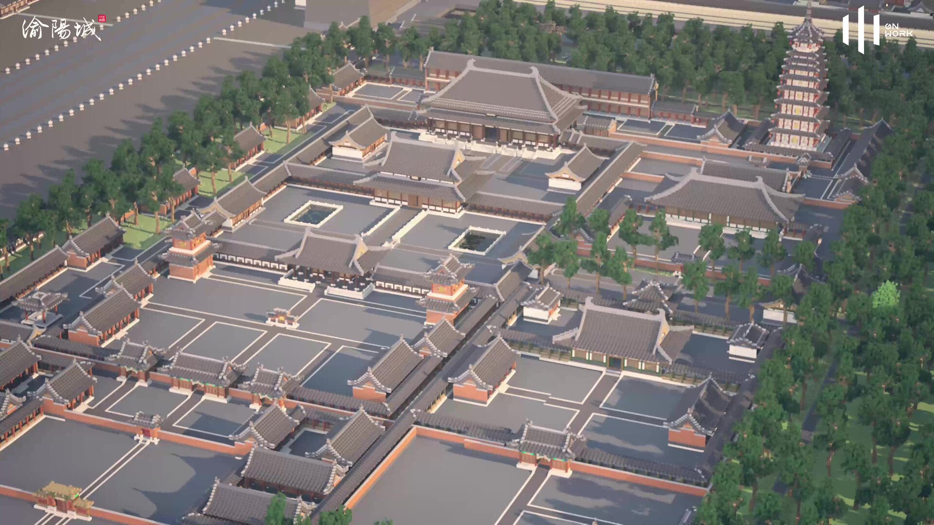 HUGE city of traditional Chinese style —— 渝陽城/Yuyang City Project ...