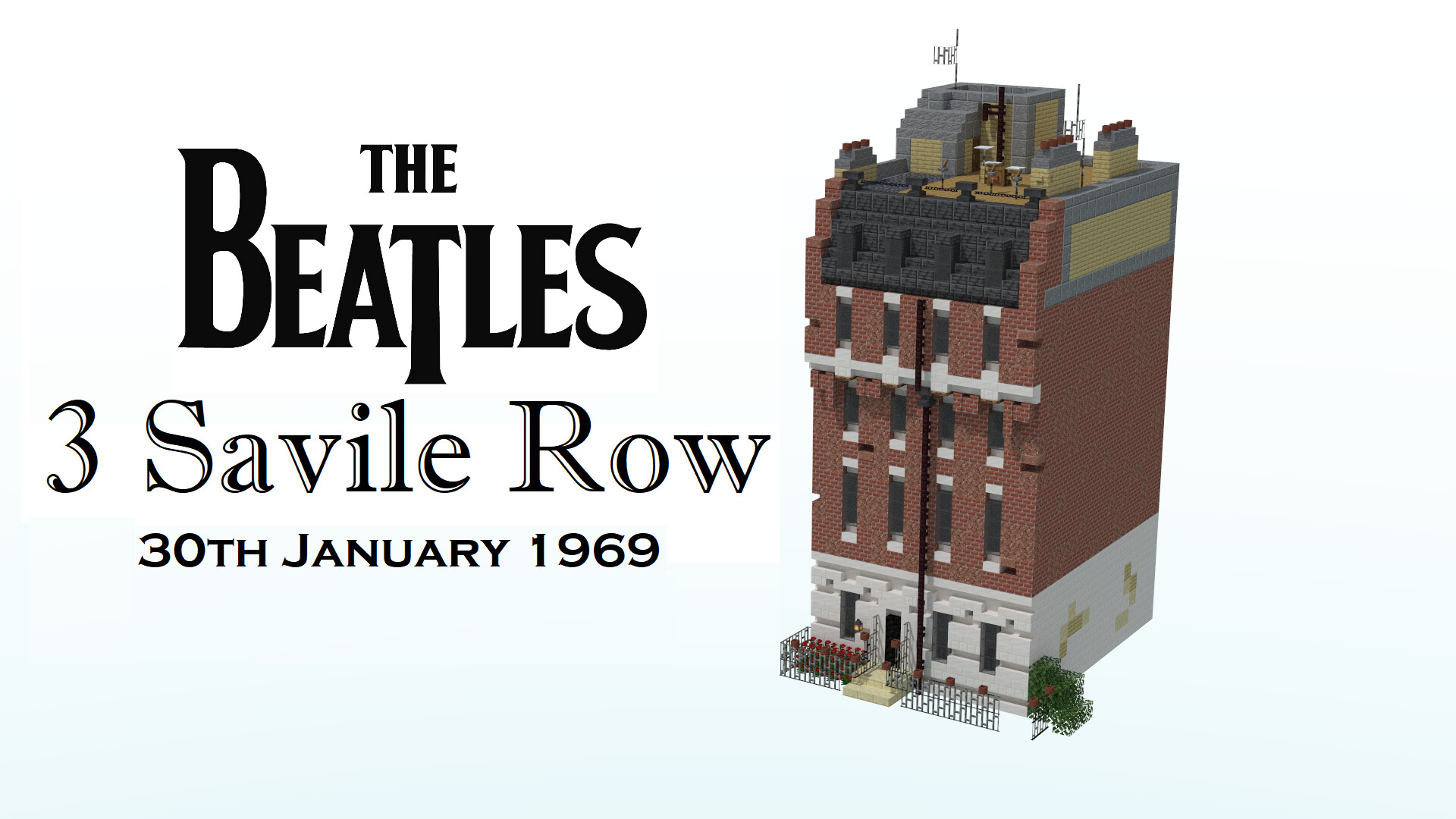 3 Savile Row - Beatles rooftop concert 1969 Minecraft Map