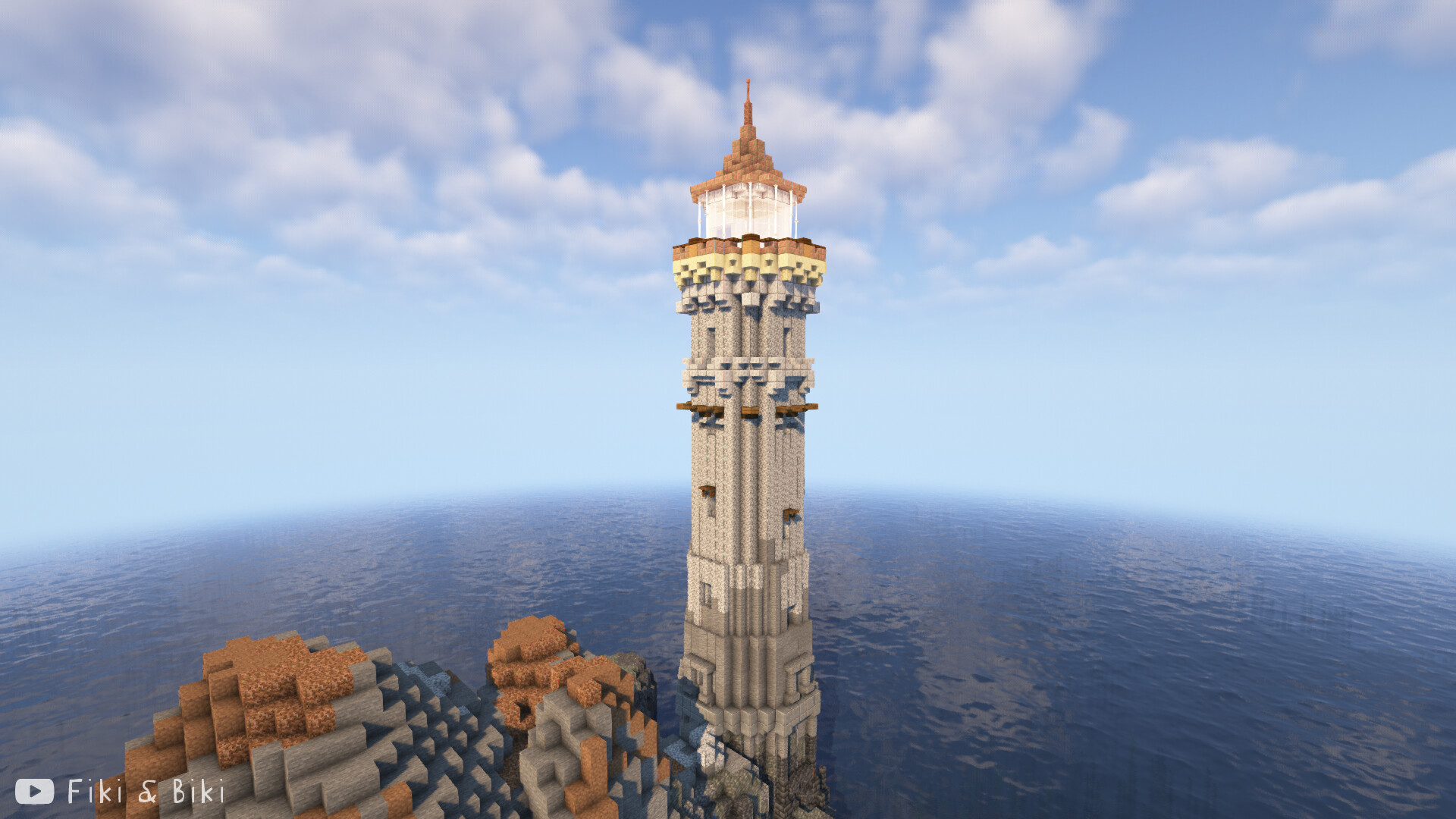 Lonely Island Lighthouse Minecraft Map