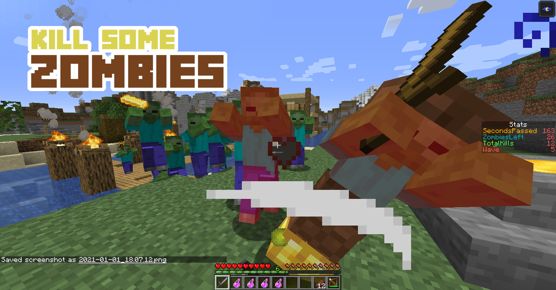 🧟‍♂️ Zombie Swarm 🧟‍♀️ - BECOME OP - 1.19+ Minecraft Map