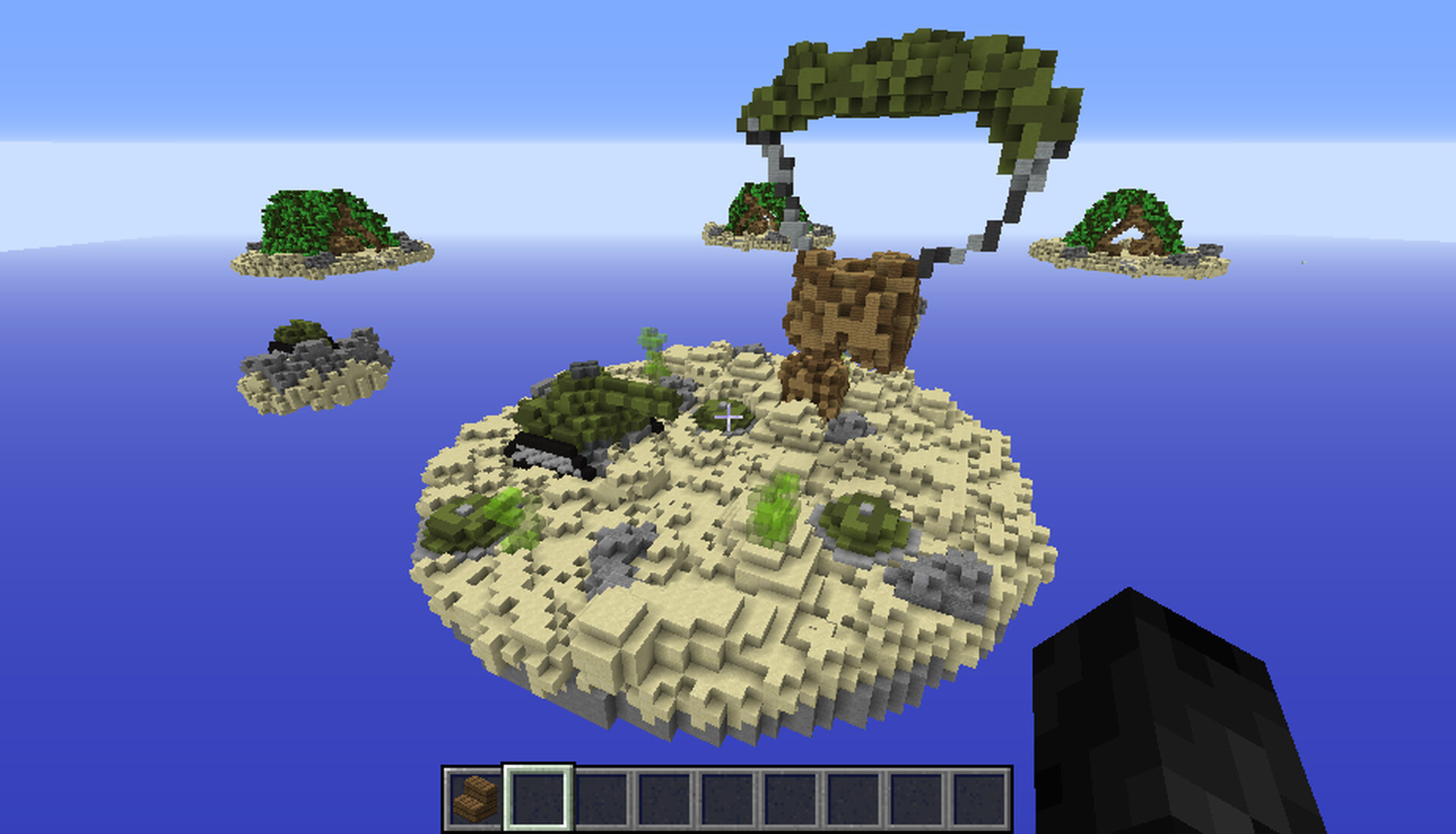 Map-War Skywars - Bed Wars -Egg Wars (adaptable) Minecraft Map