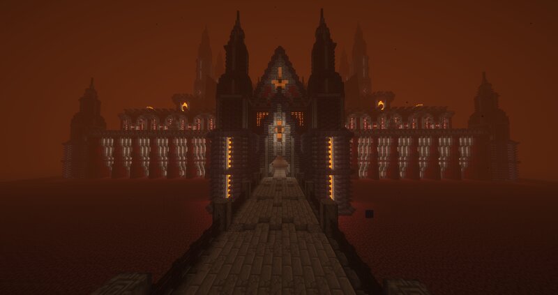 Nether Castle Minecraft Map