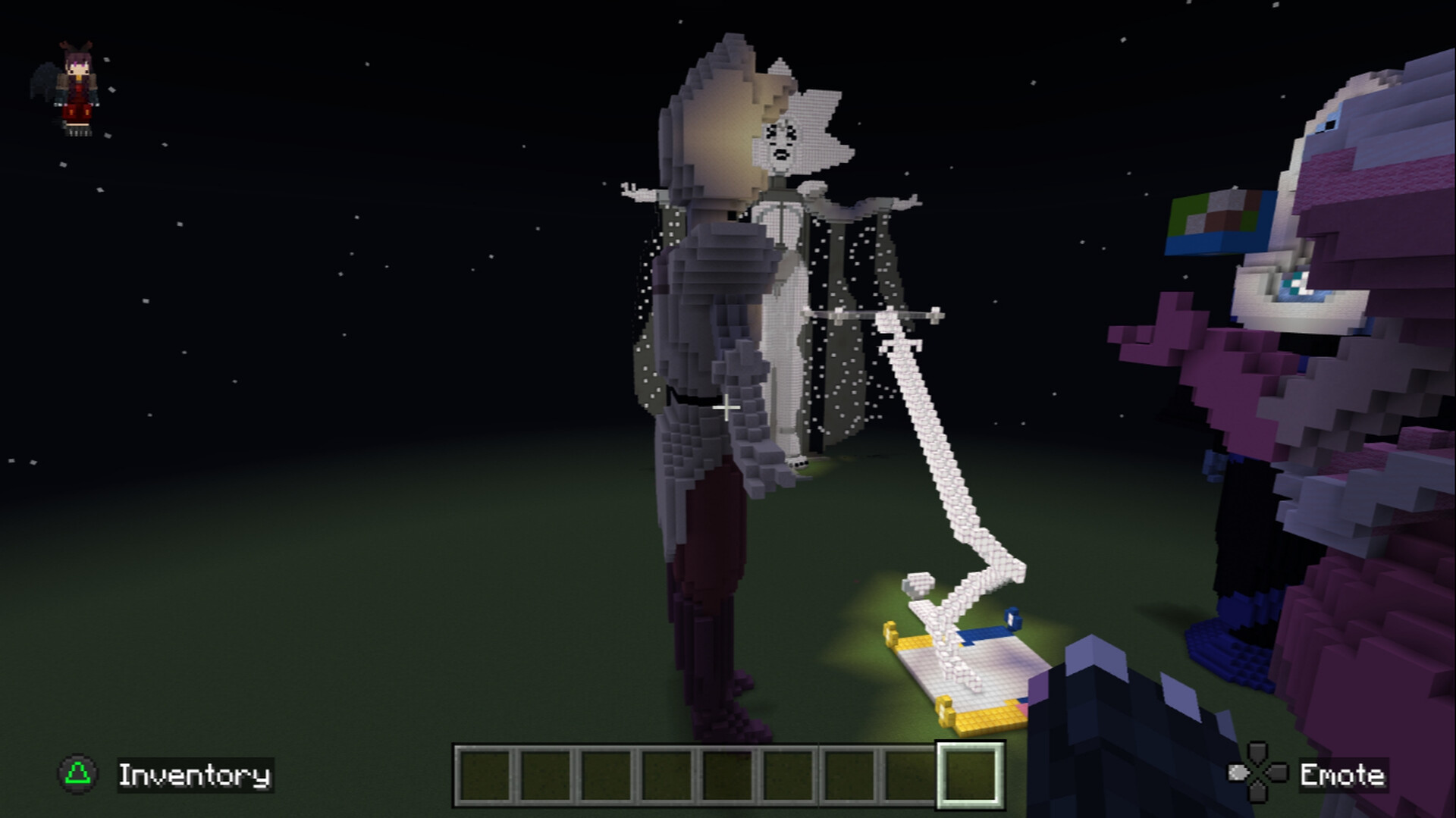 Diamond Statues Minecraft Map