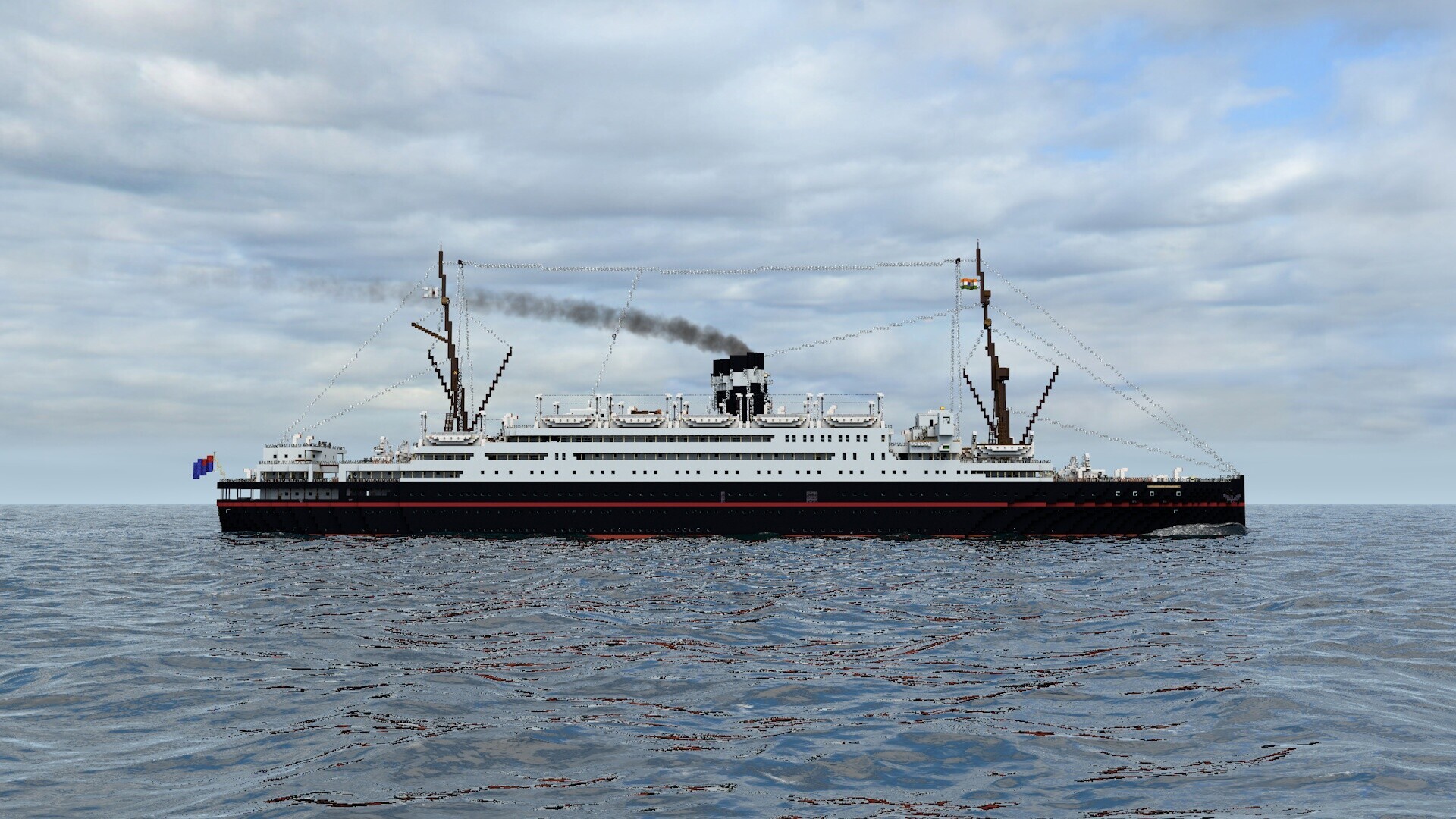 S.S. Sutherland (ex. TSS Transylvania) Minecraft Map