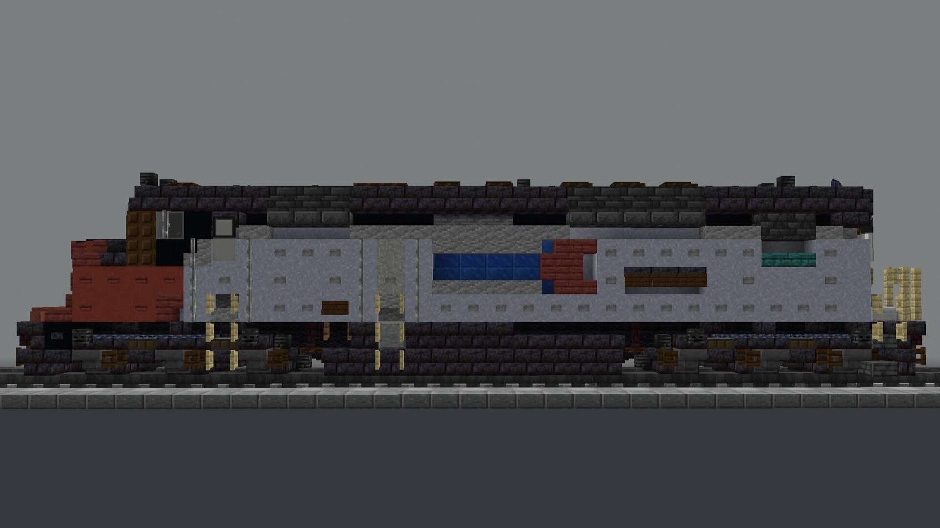 Minecraft Amtrak EMD SDP40F Diesel Locomotive Minecraft Map