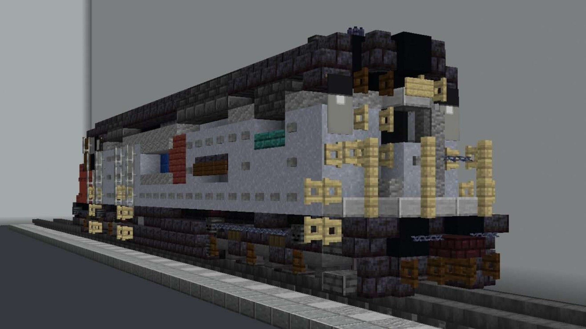 Minecraft Amtrak EMD SDP40F Diesel Locomotive Minecraft Map