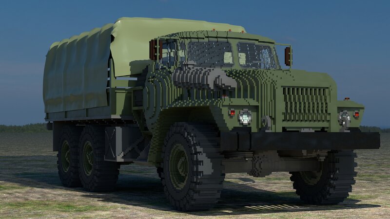Soviet truck "URAL" Minecraft Map