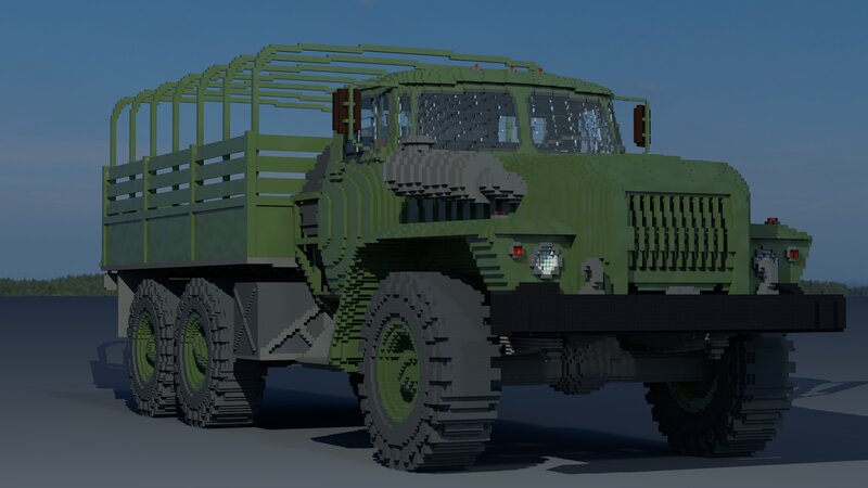 Soviet truck "URAL" Minecraft Map