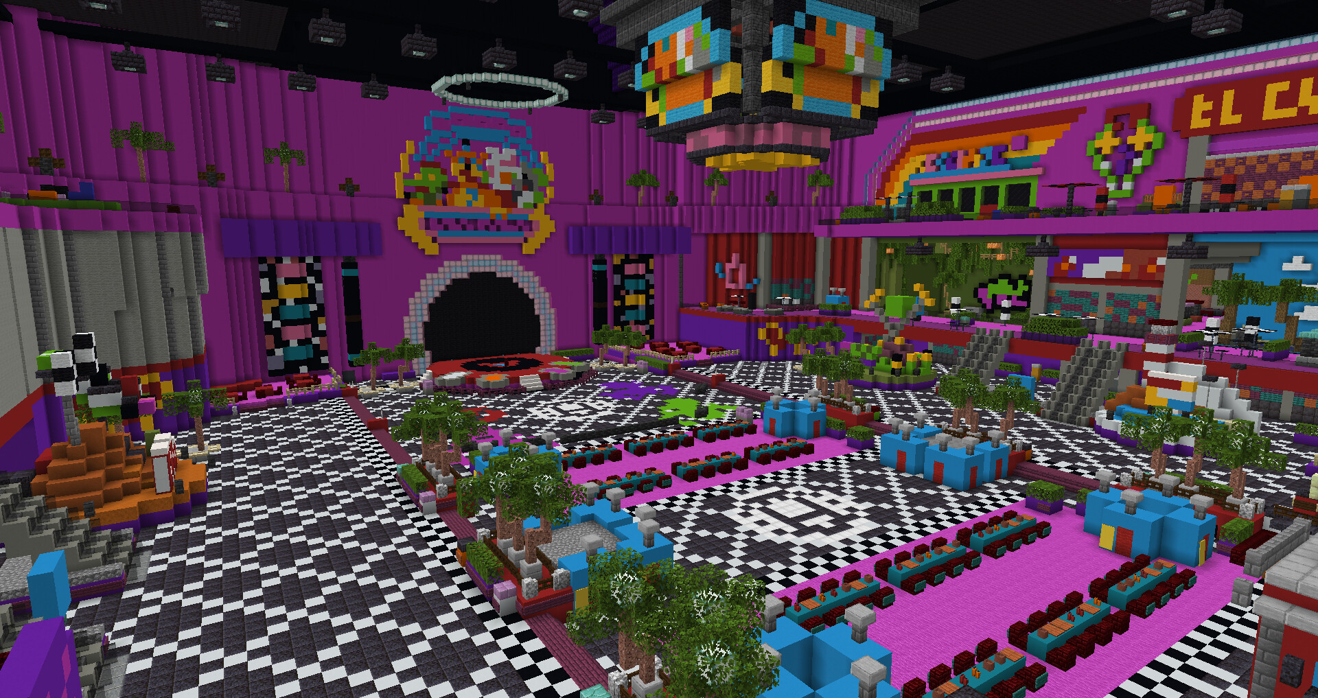 Freddy Fazbear's Mega Pizzaplex Minecraft Map