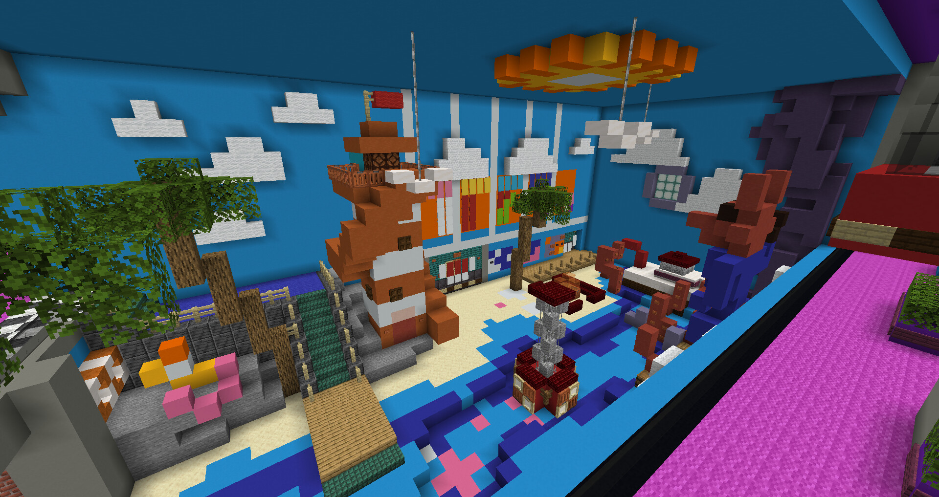 Freddy Fazbear's Mega Pizzaplex Minecraft Map