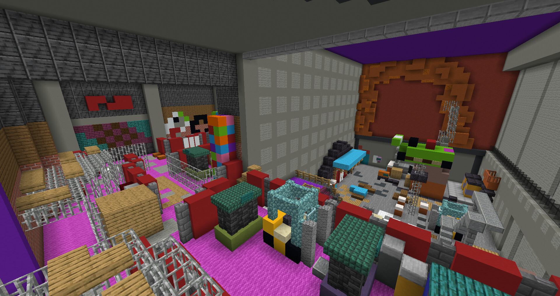 Freddy Fazbear's Mega Pizzaplex Minecraft Map