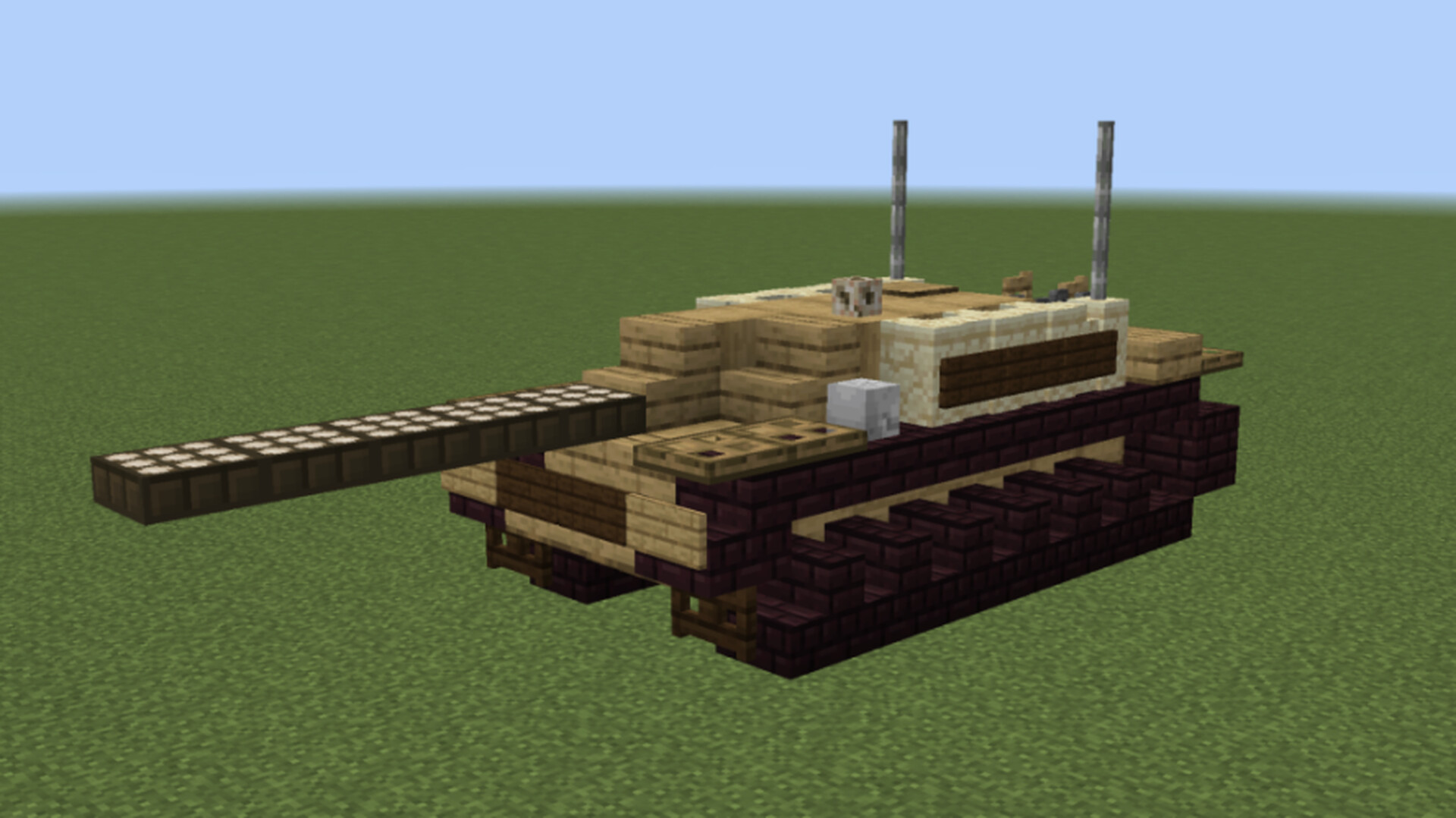 1.5:1 scale Panzer IV/70(V) Minecraft Map