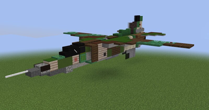 Mikoyan-Gurevich MiG-23 1.5:1 Minecraft Map