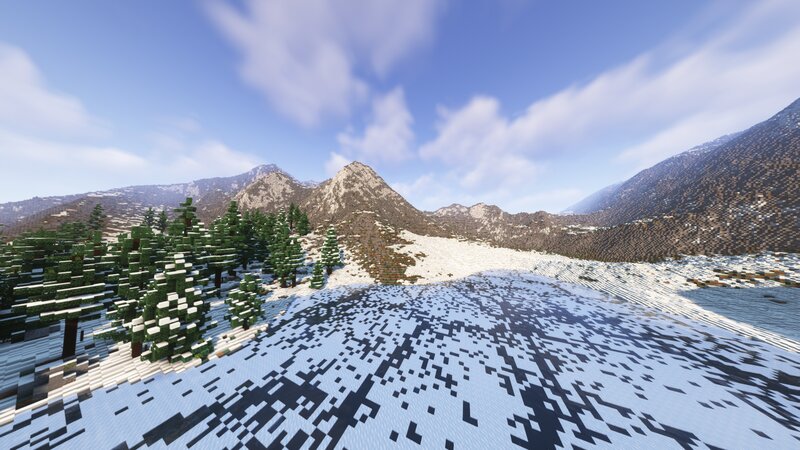 Mountainous Terrain | 8000 x 6000 | Java Edition | 1.18+ Minecraft Map