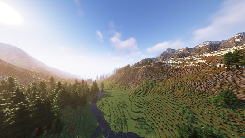Mountainous Terrain | 8000 x 6000 | Java Edition | 1.18+ Minecraft Map