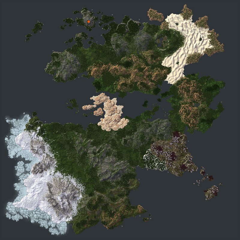Faroot - 8000x8000 | 1.18+ | Landscape & Survival Map | Dungeon ...