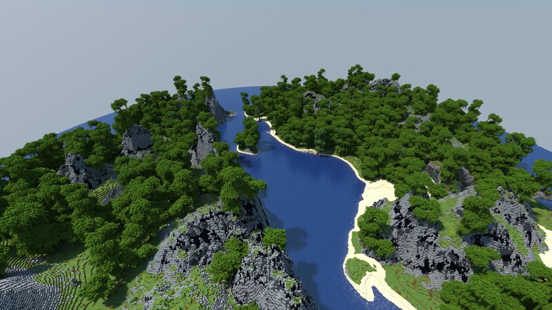 Custom Jungle Map 1kx1k Minecraft Map