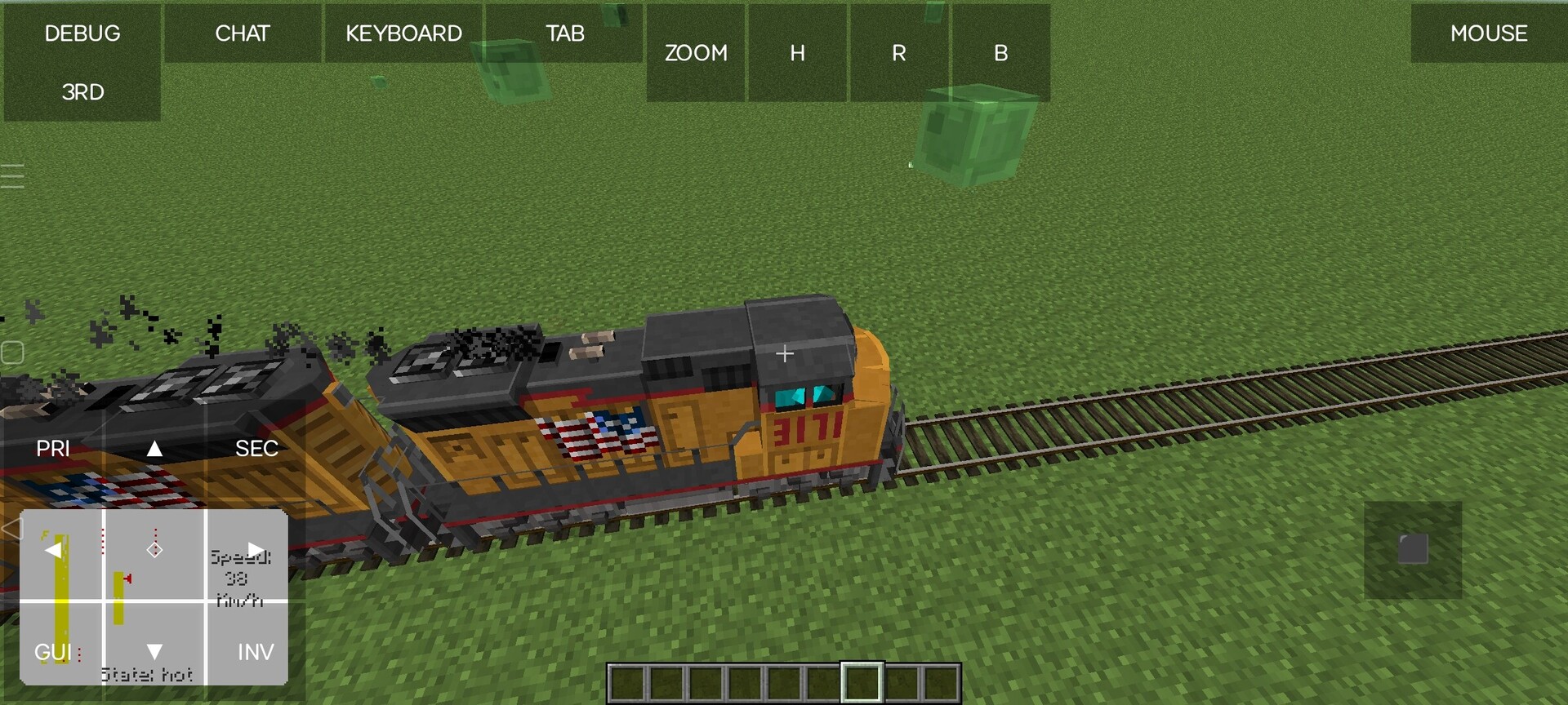 My first Train craft map Minecraft Map