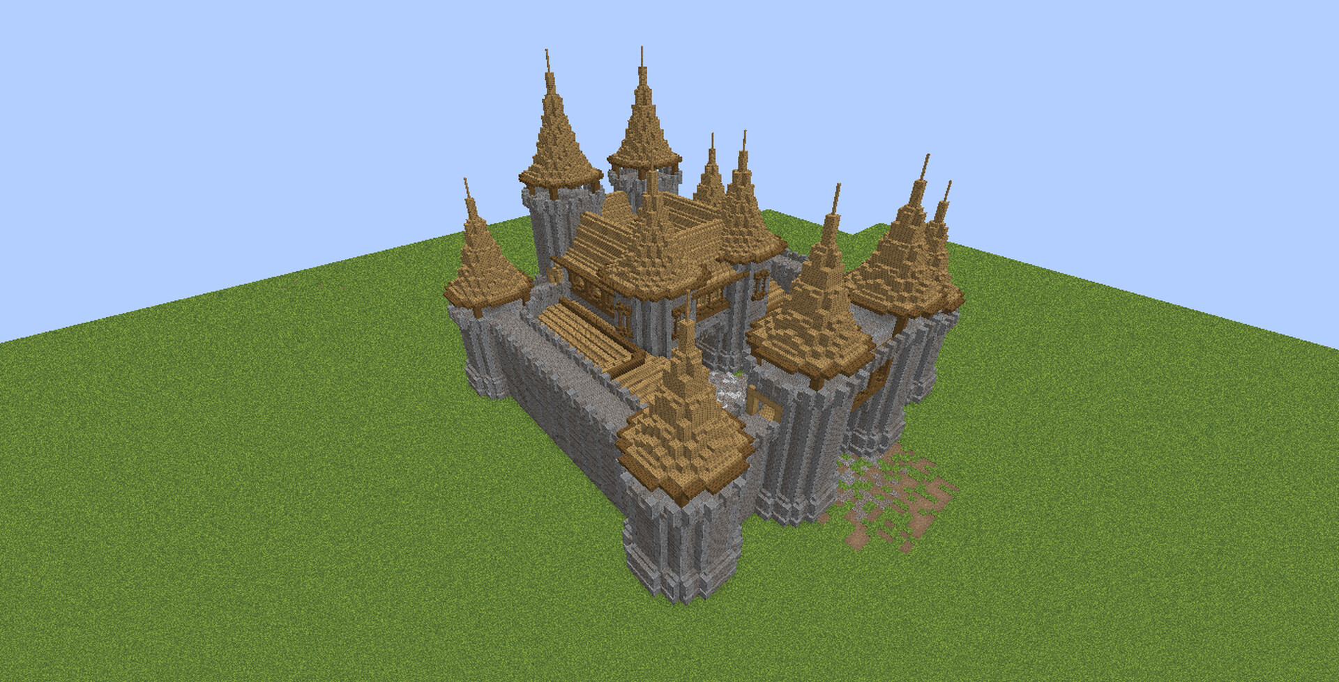 Big castle Minecraft Map