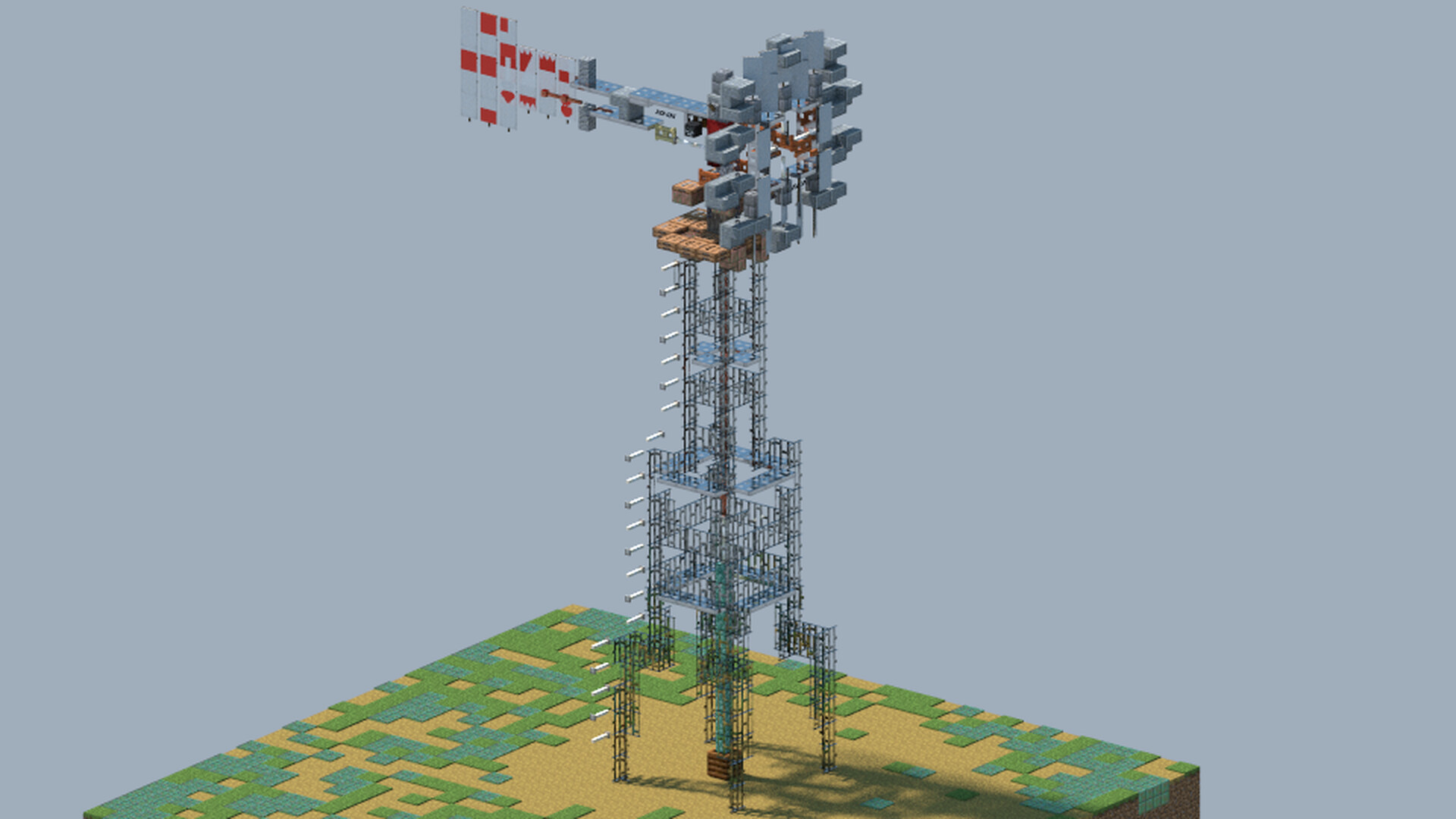 Aermotor Windmill [With Download] Minecraft Map