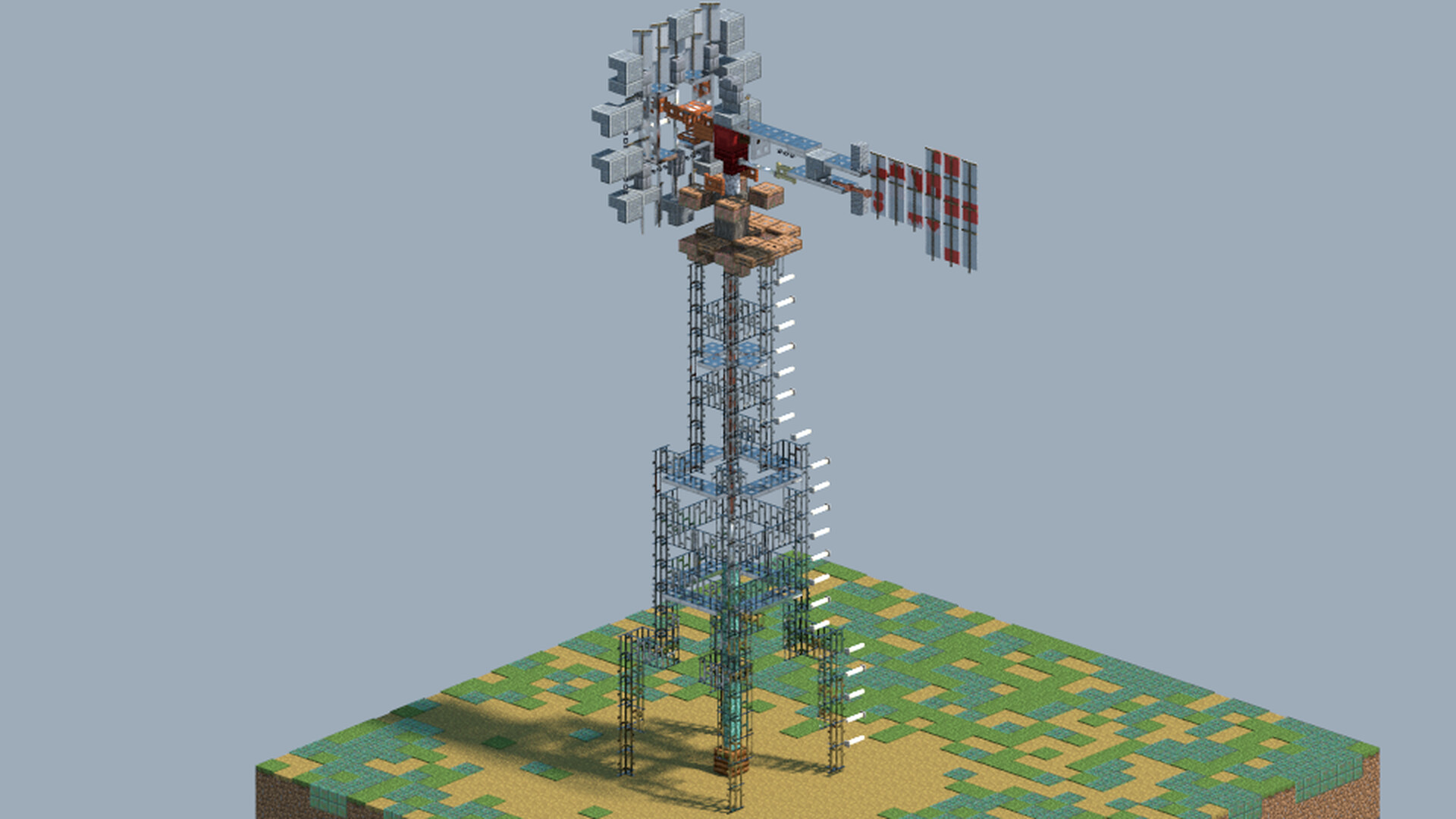 Aermotor Windmill [With Download] Minecraft Map