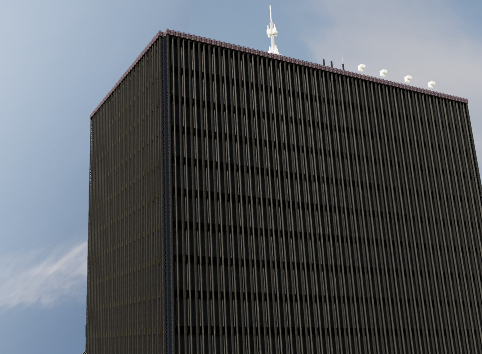 Black Skyscraper │ Bank Building Minecraft Map