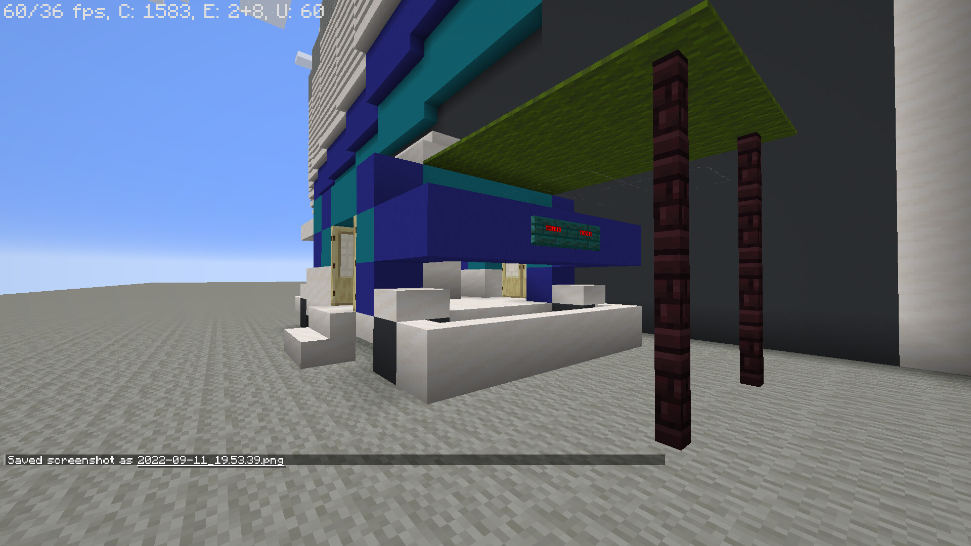 Football/Soccer stadium, in progress Minecraft Map